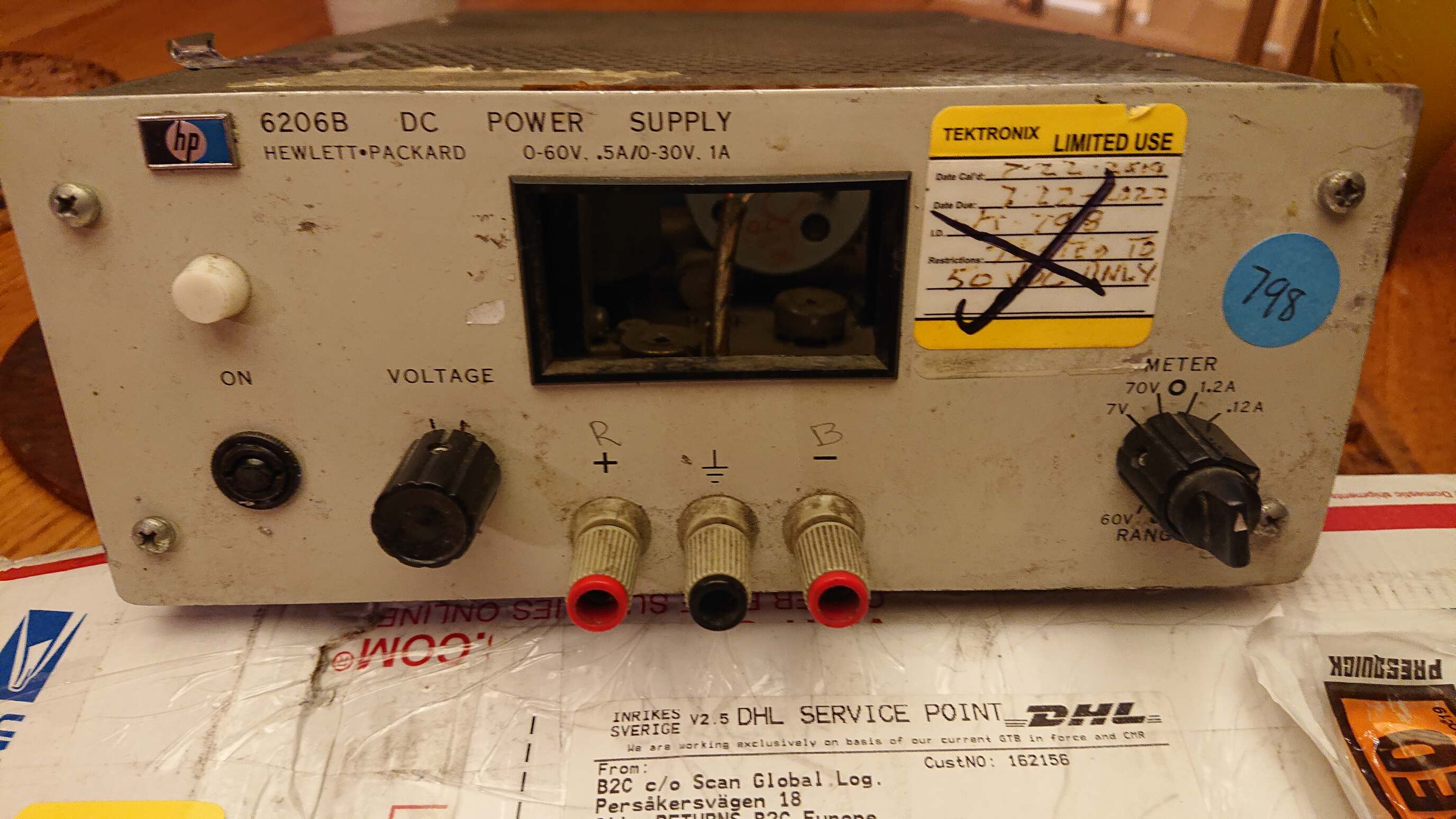 HP 181A vintage scope - shipping fail - Page 1